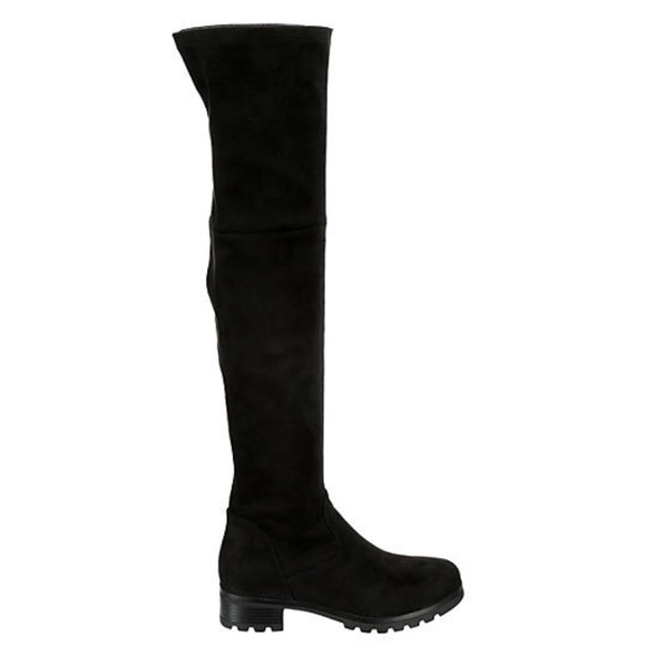 Limelight | Shoes | Limelight Lana Over Black The Knee Boot Boots ...